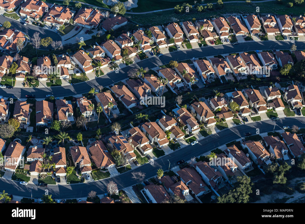 Suburban neighborhood usa hi-res stock photography and images - Alamy