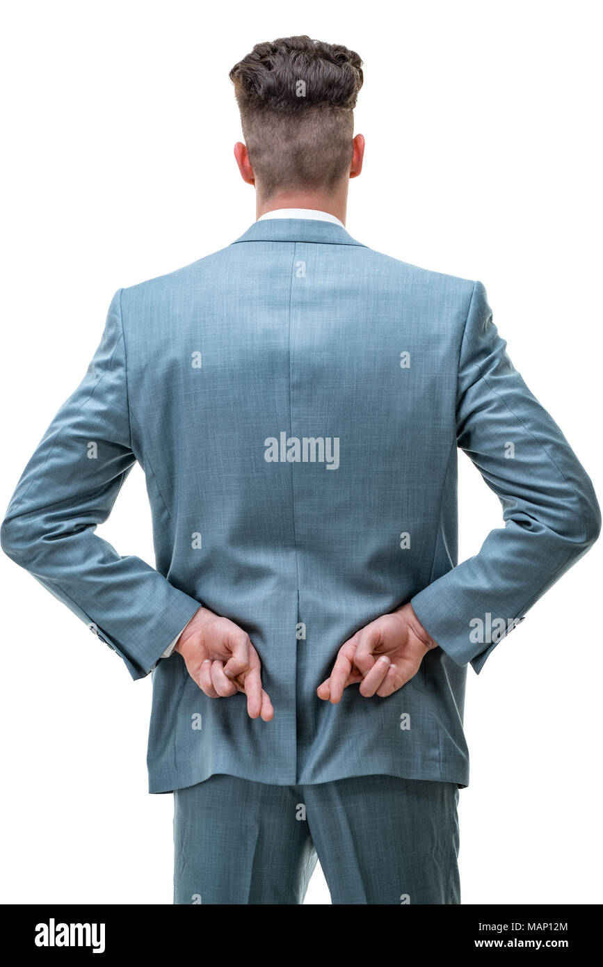 Man suit hands behind back hi-res stock photography and images - Alamy