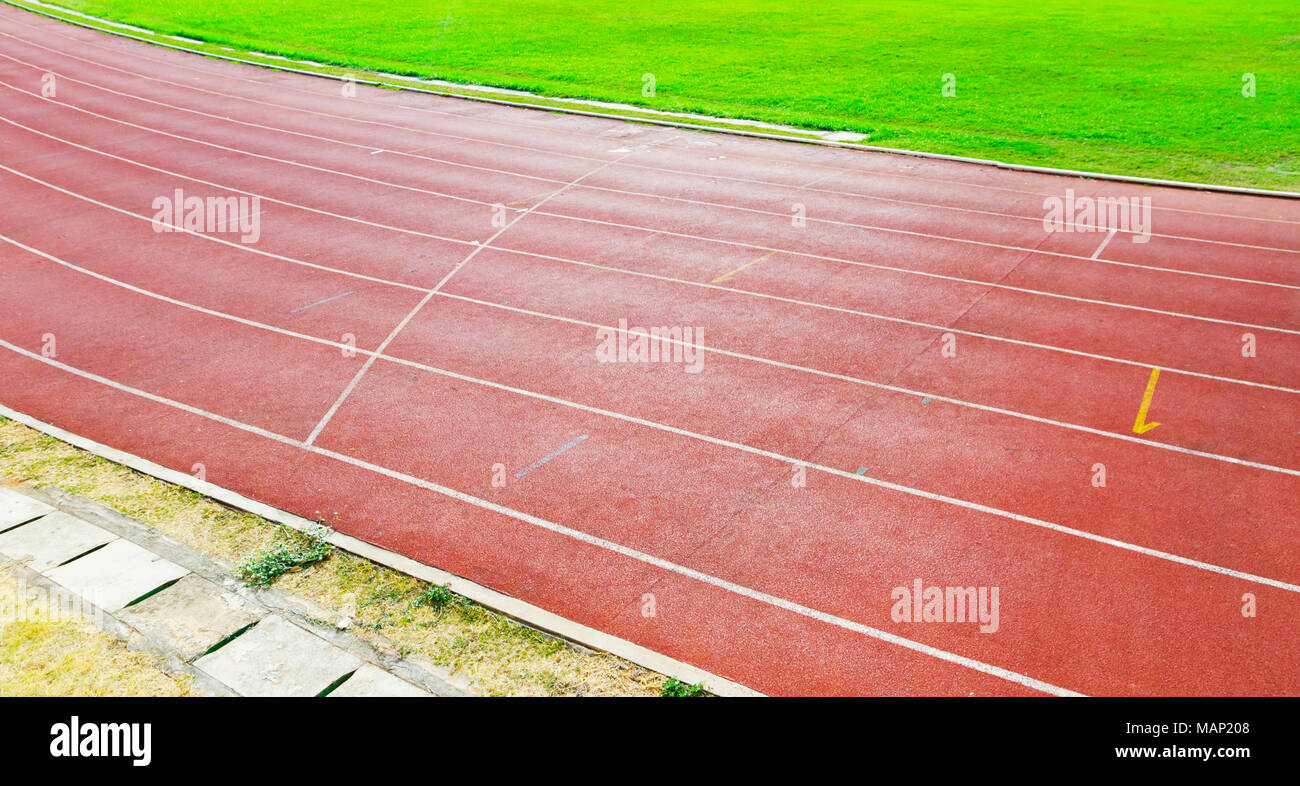 All-weather running track Stock Photo - Alamy