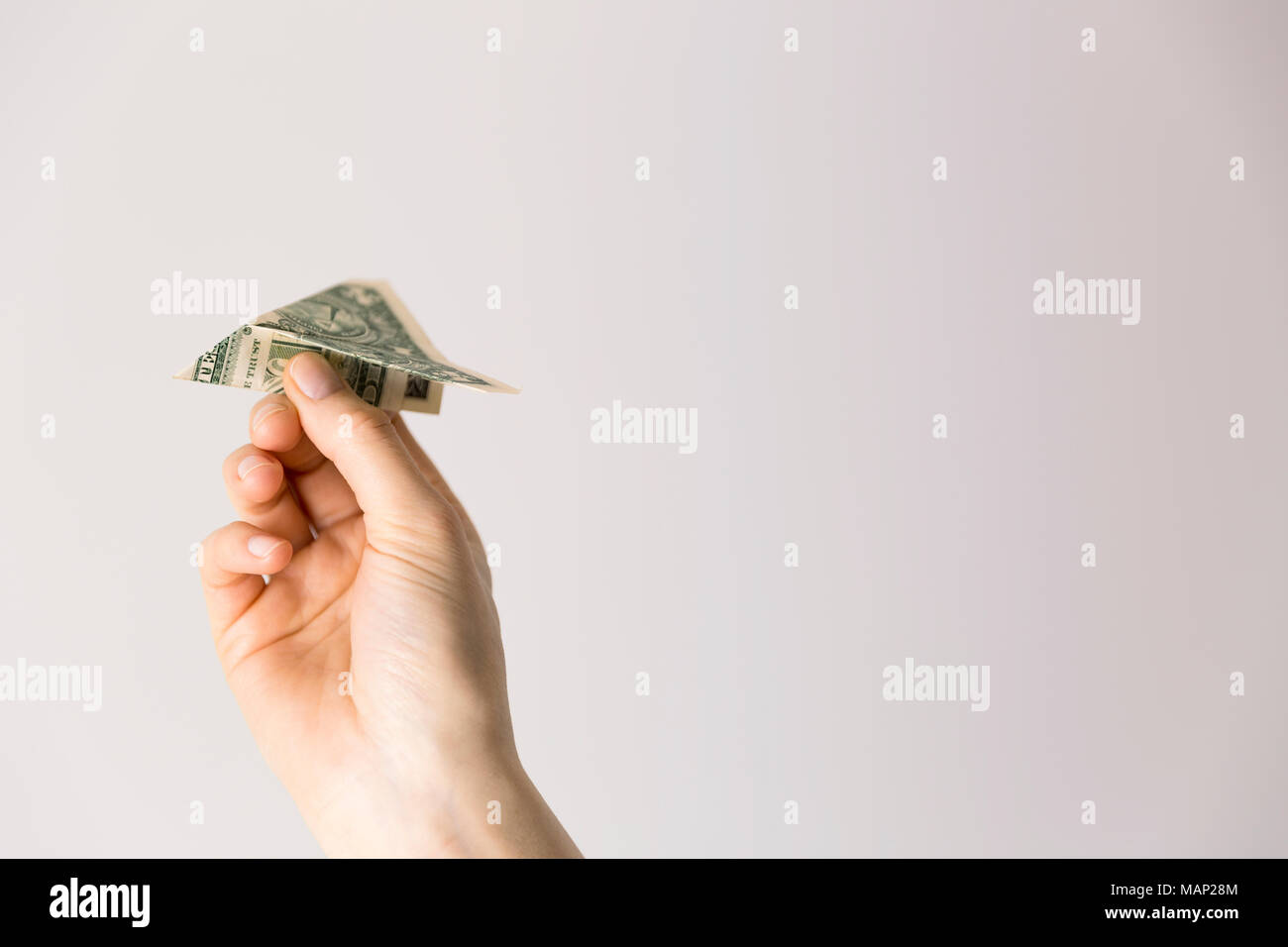 Green paper plane business hi-res stock photography and images - Alamy