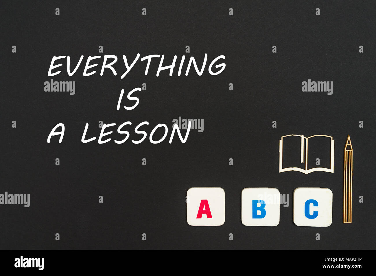 English Blackboard Lesson High Resolution Stock Photography and Images ...