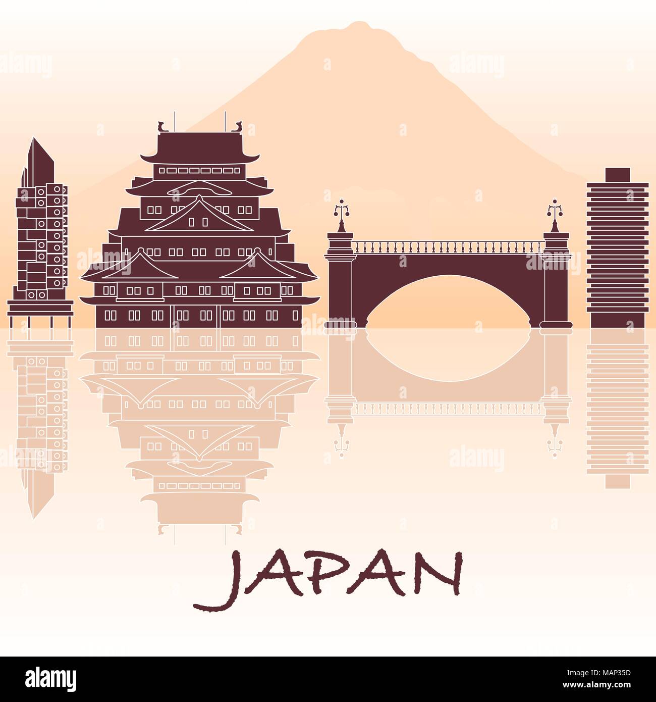 Fuji highway Stock Vector Images - Alamy