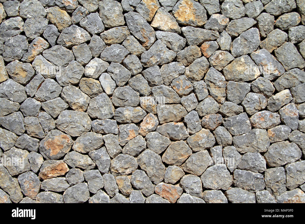 Traditional stone wall in Deia, Majorca, Spain Stock Photo - Alamy