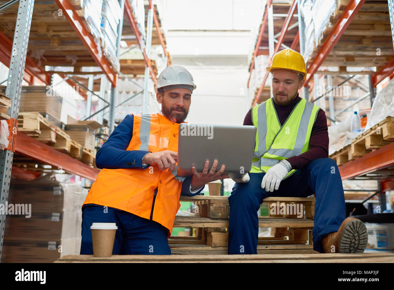 Two warehouse hi-res stock photography and images - Alamy