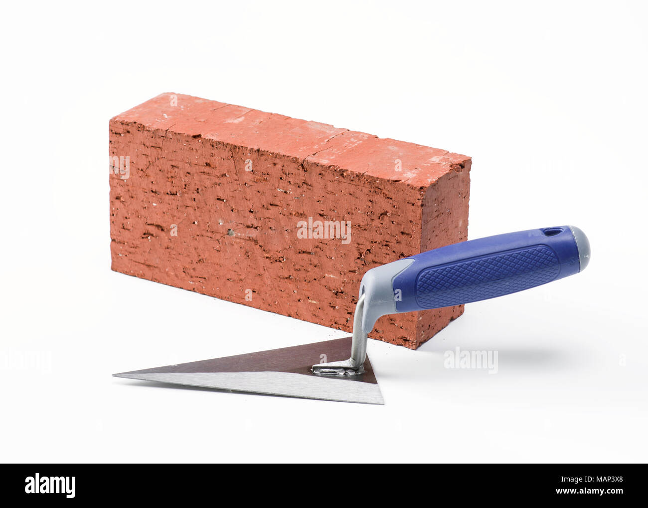Mason building brick wall Cut Out Stock Images & Pictures - Alamy