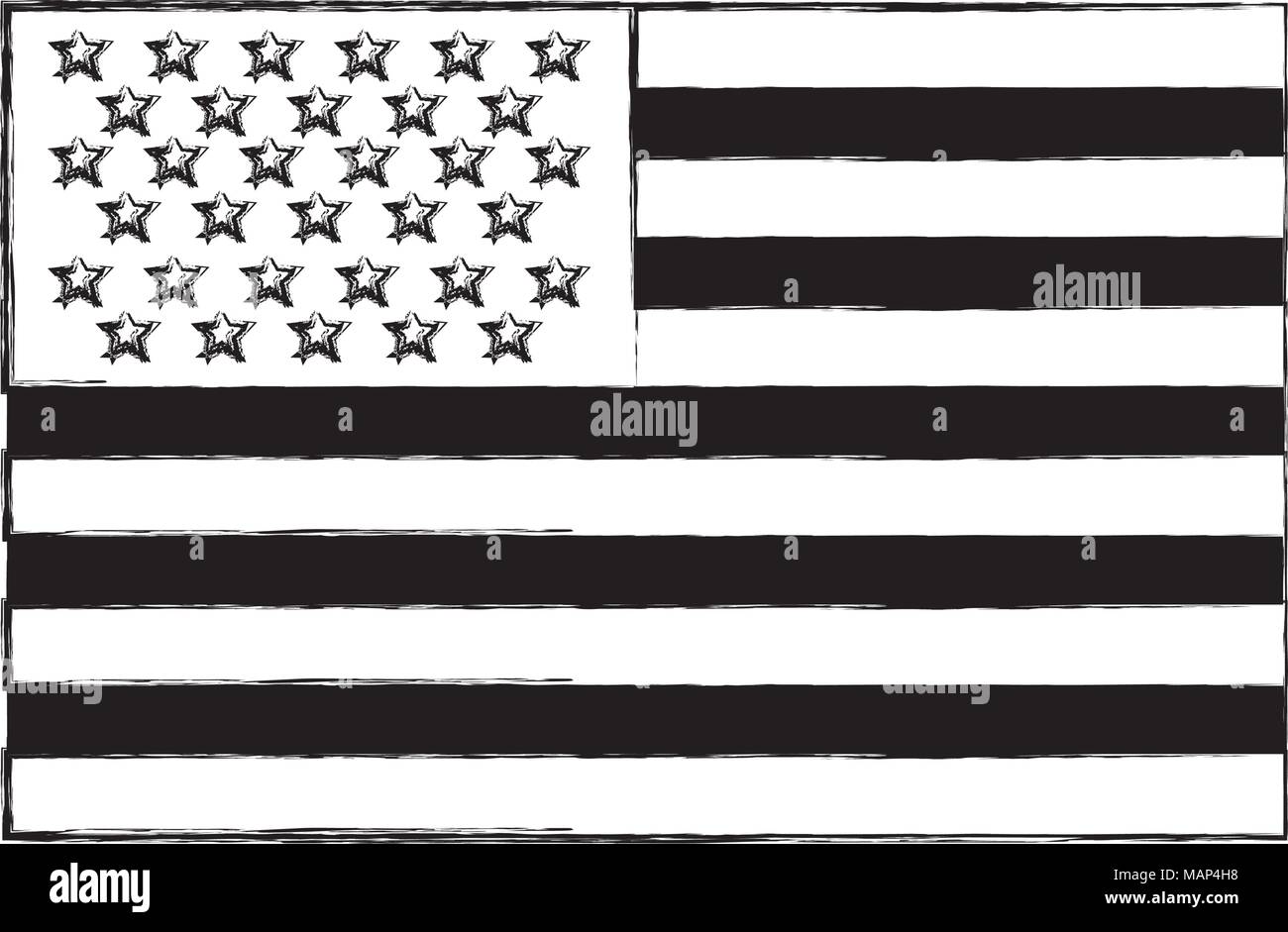 usa flag official colors and proportion national vector illustration ...