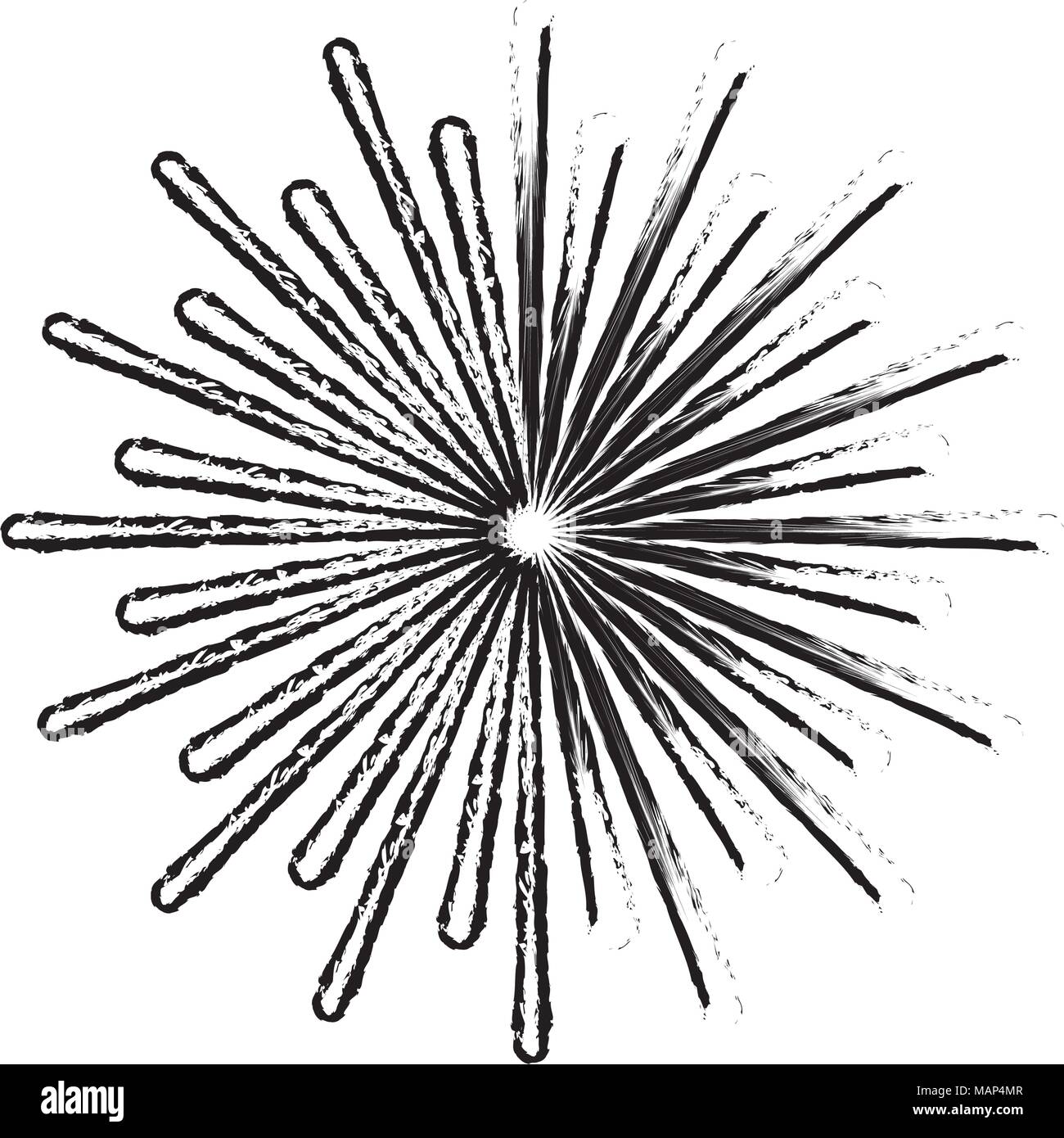 fireworks burst or light rays celebration vector illustration Stock ...