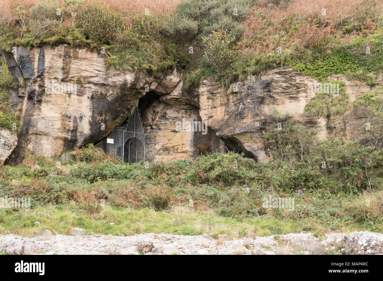 The Kings Caves on the Isle of Arran, Scotland, UK Stock Photo - Alamy
