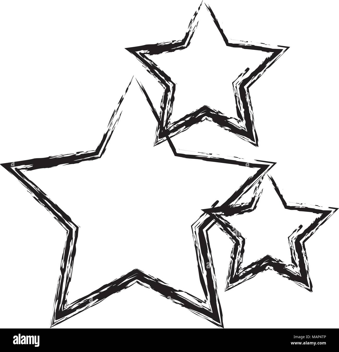 stars decoration celebration ornament icon vector illustration Stock ...