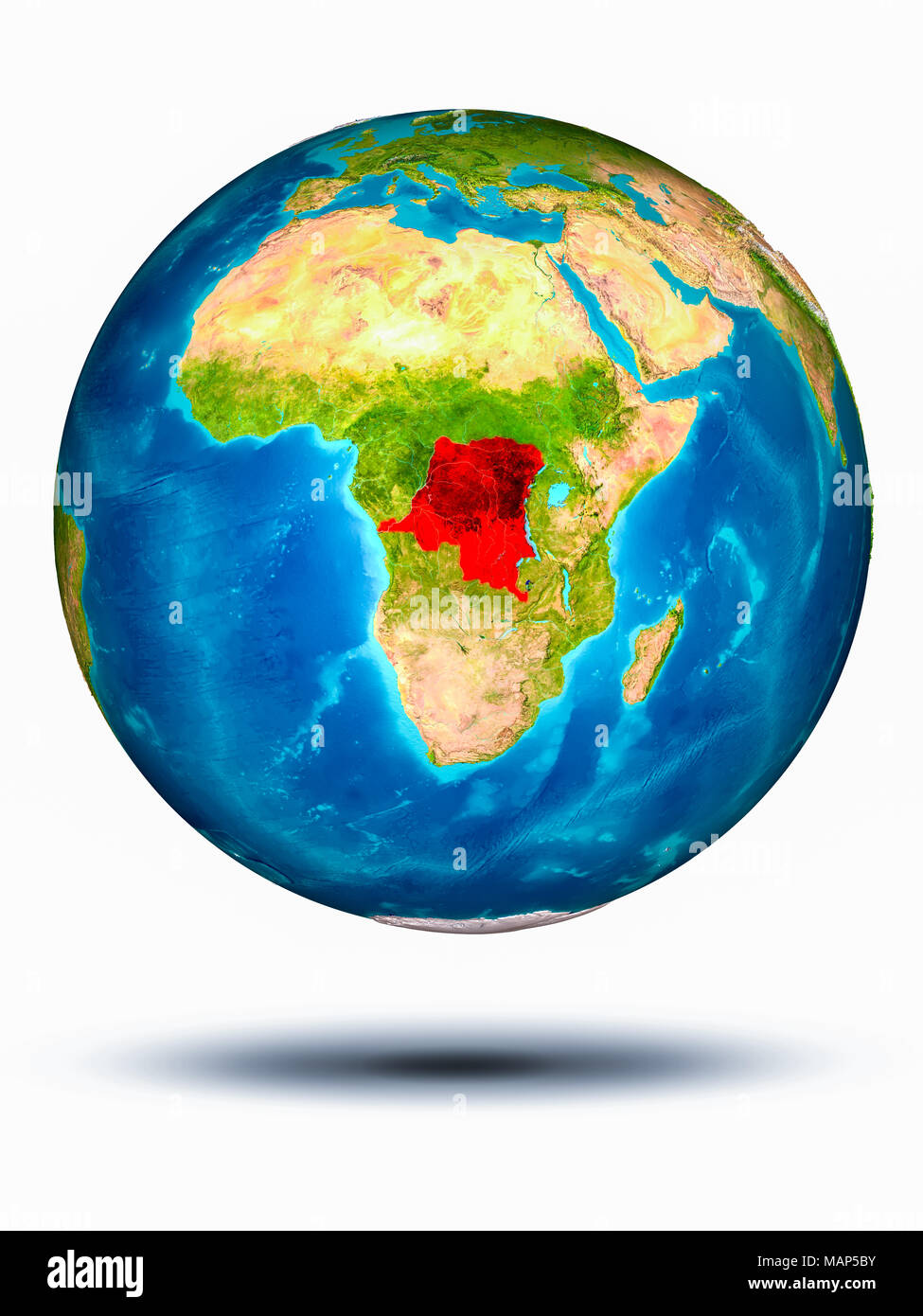 Drc map Cut Out Stock Images & Pictures - Alamy