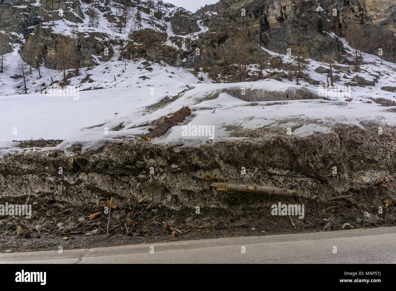 Real avalanche hi-res stock photography and images - Alamy
