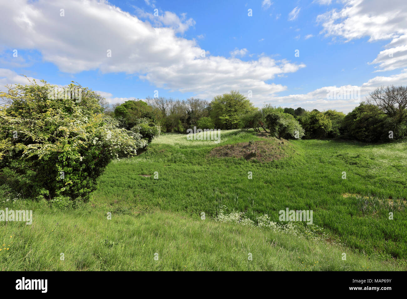 Burwell village castle hi-res stock photography and images - Alamy