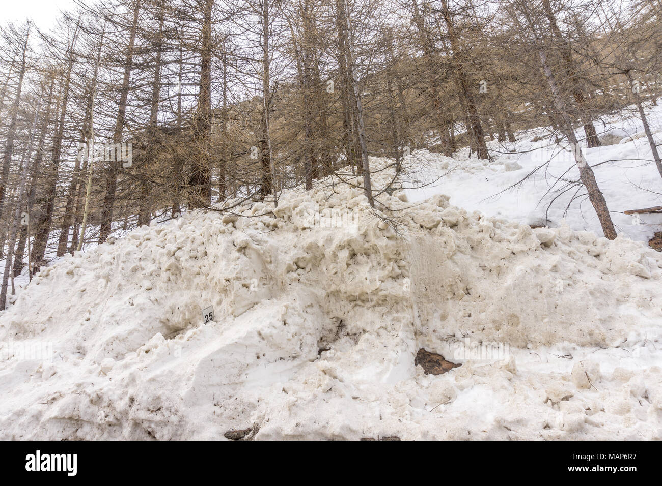 Himalaya avalanche hi-res stock photography and images - Alamy