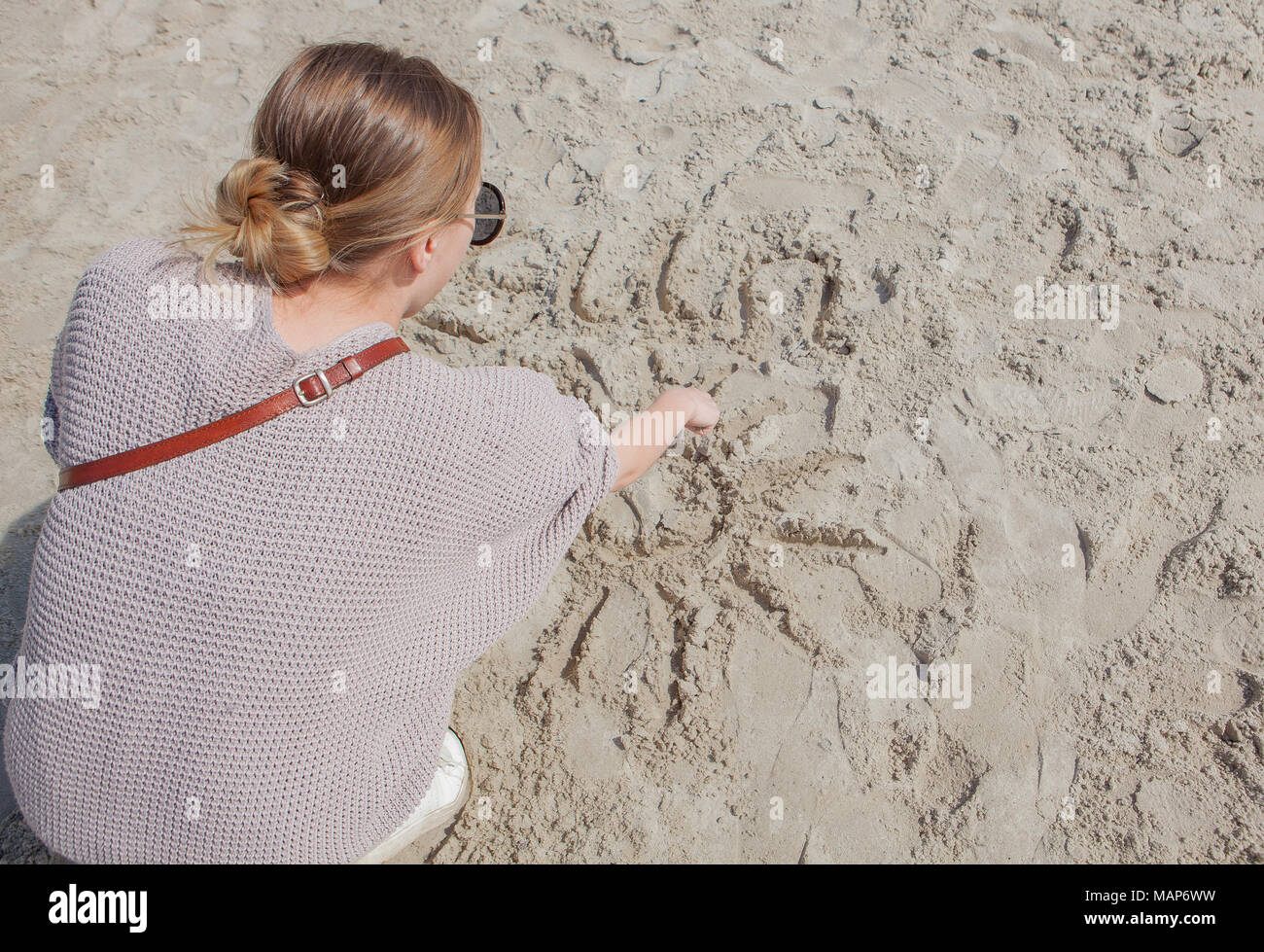 Stick Drawing In The Sand High Resolution Stock Photography and Images ...