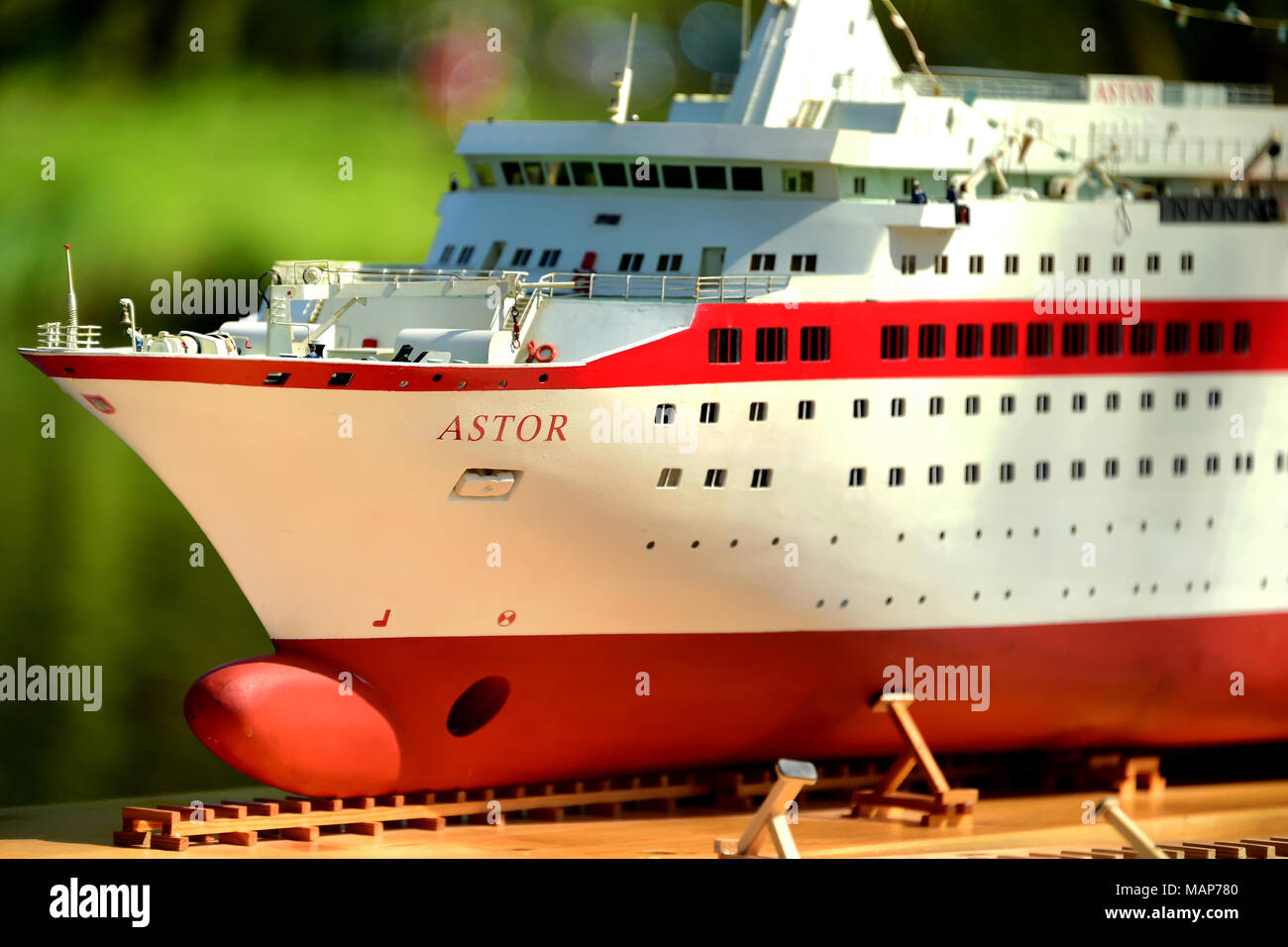Oldenburg, Germany, vessel model MS Astor Stock Photo - Alamy