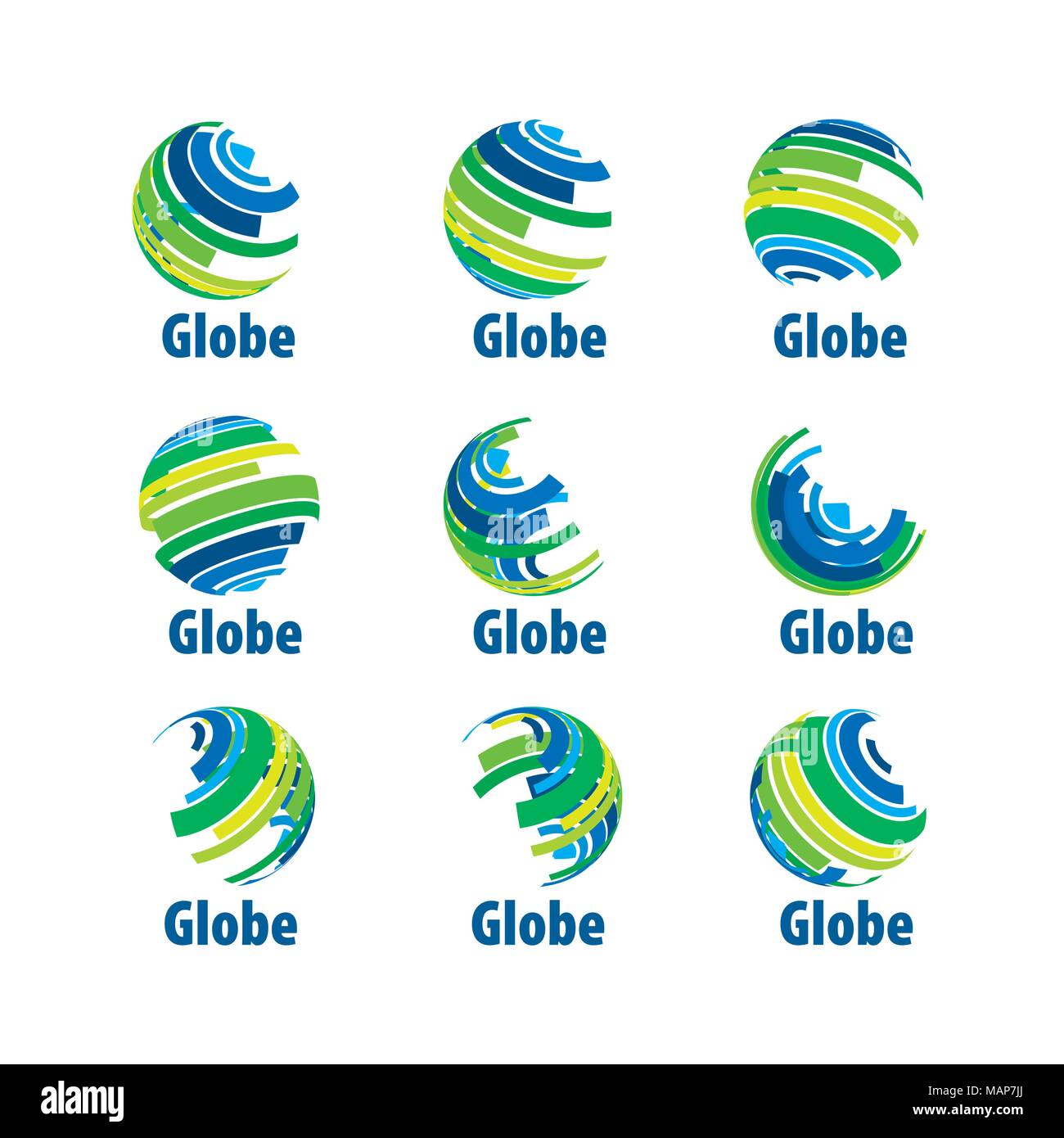 vector logo globe Stock Vector Image & Art - Alamy