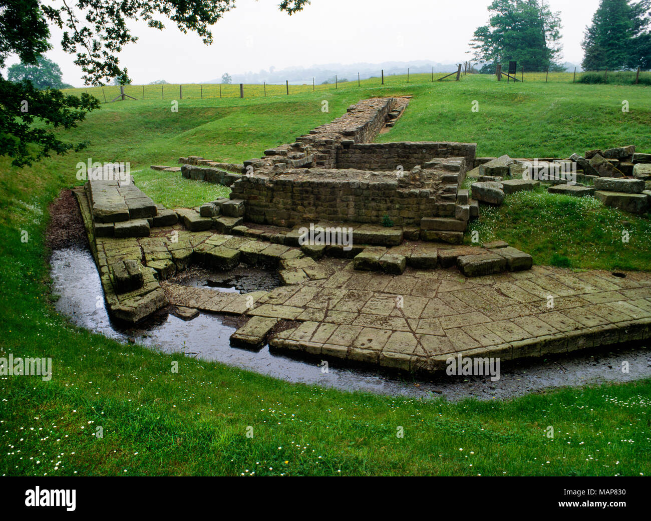 Course of hadrians wall hi-res stock photography and images - Alamy