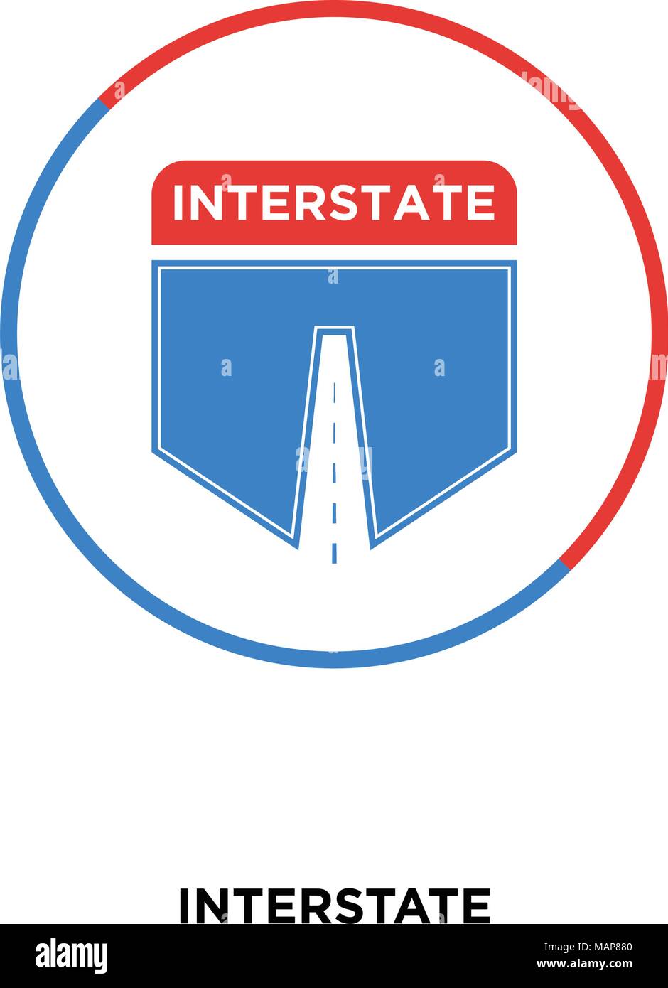 Road signs united states of america Stock Vector Images - Alamy