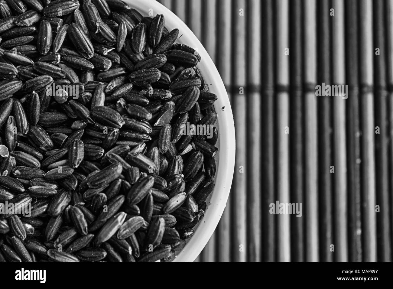 Uncooked white rice Black and White Stock Photos & Images - Alamy