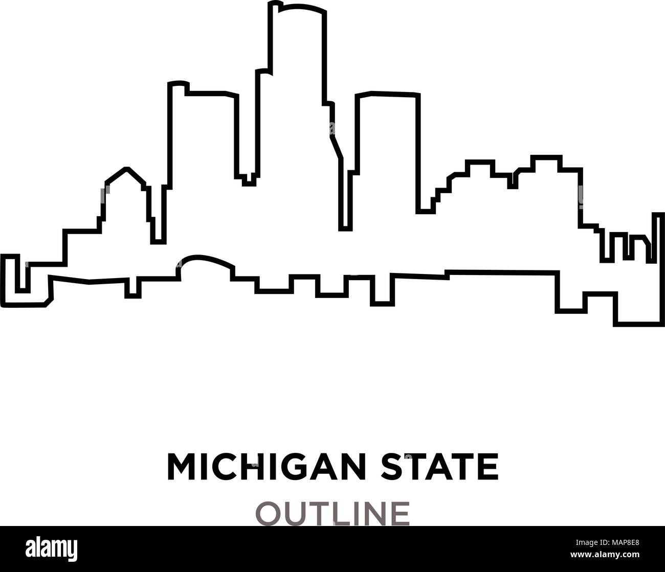 Flat line art shaded Stock Vector Images - Alamy