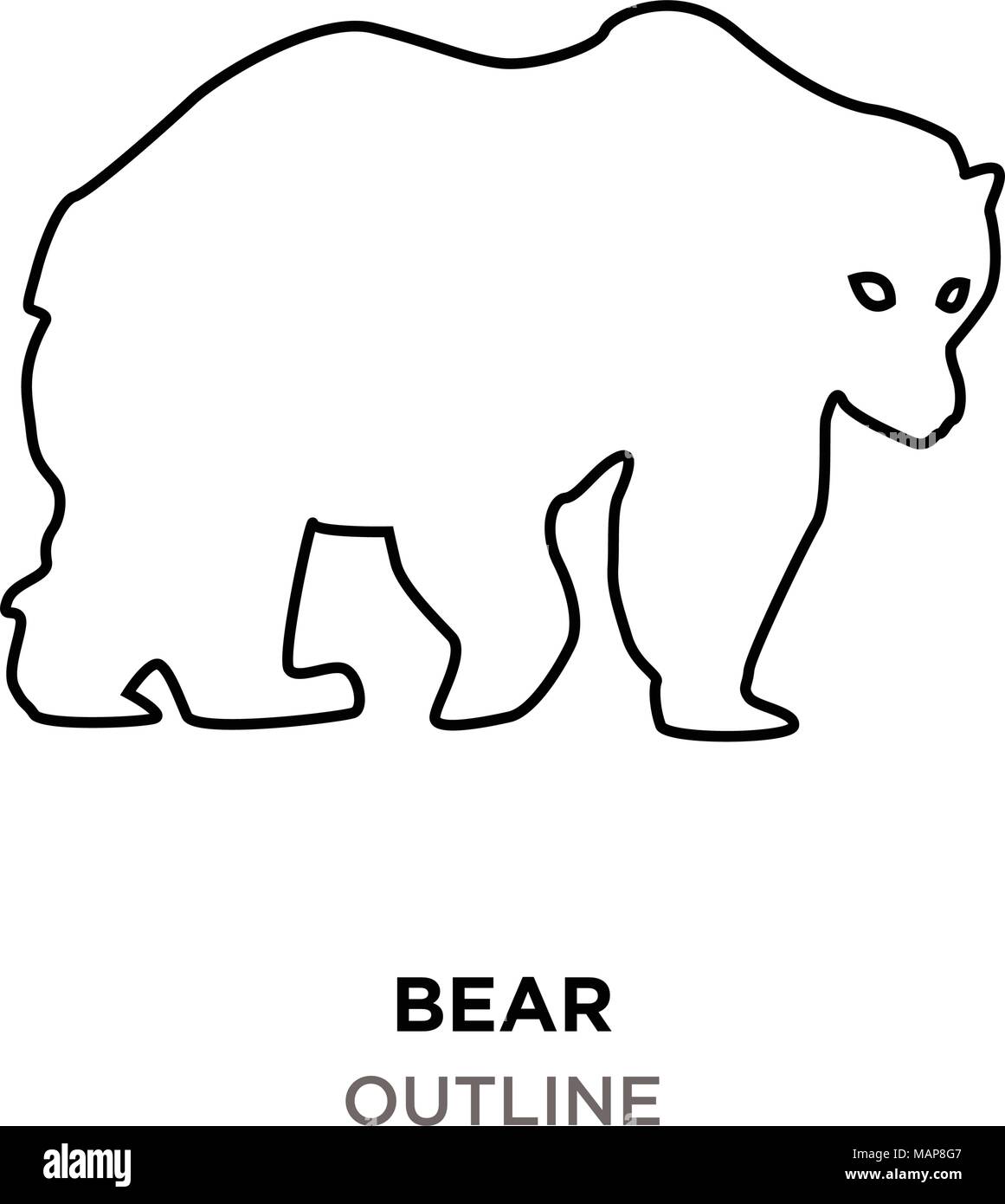 Black Bear Template