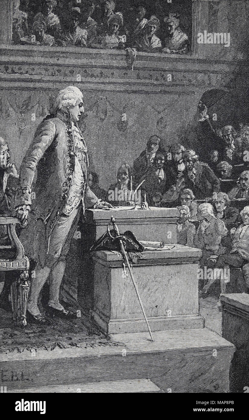 France declared war on Austria, spring of 1792. Louis XVI sanctions the ...