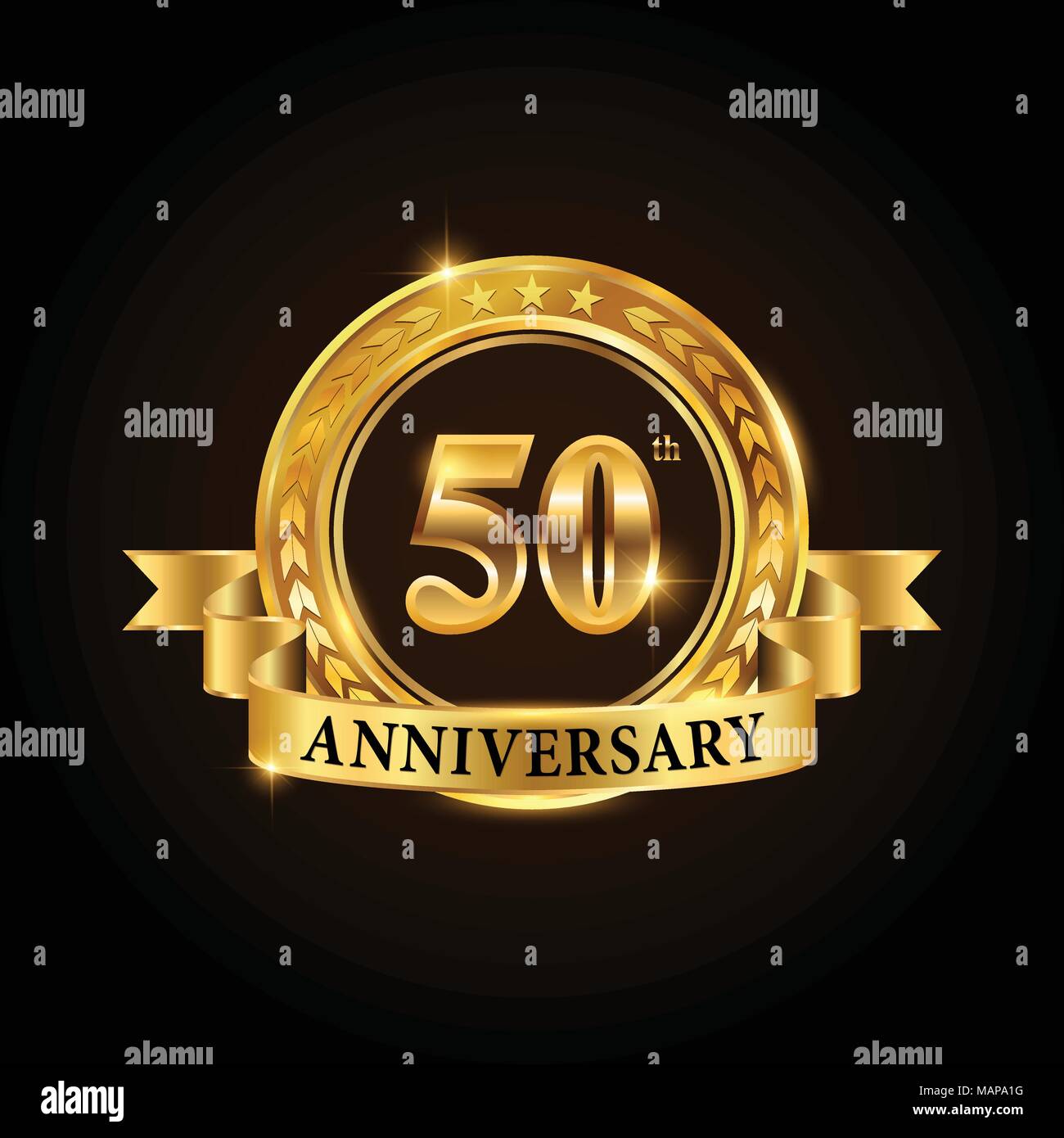 Golden Jubilee Logo Symbol