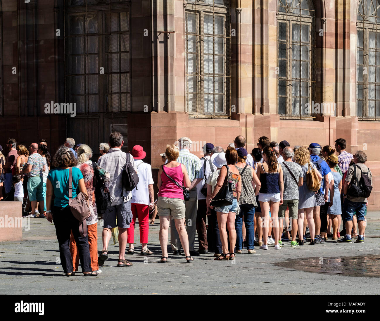 Queues queue queueing hi-res stock photography and images - Alamy