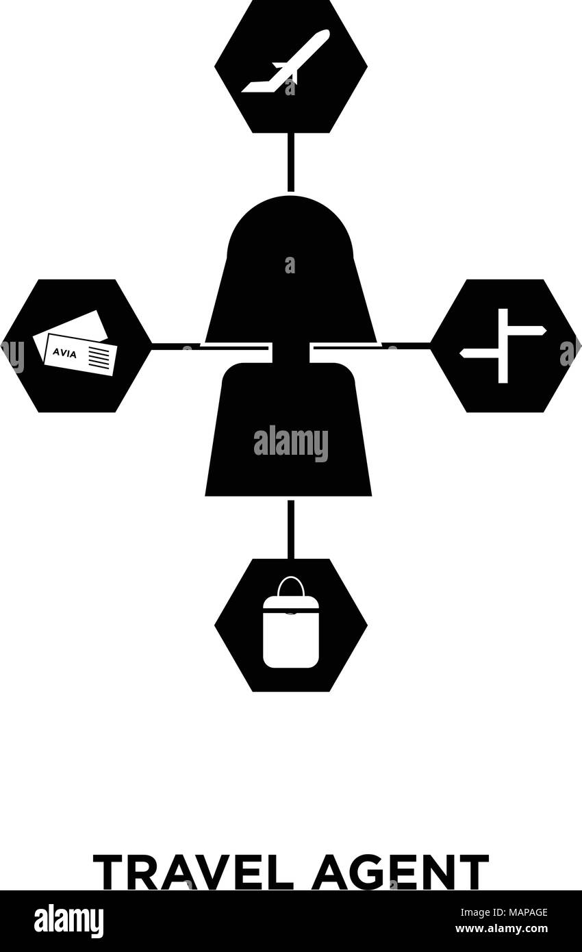 Man travel agency Black and White Stock Photos & Images - Alamy