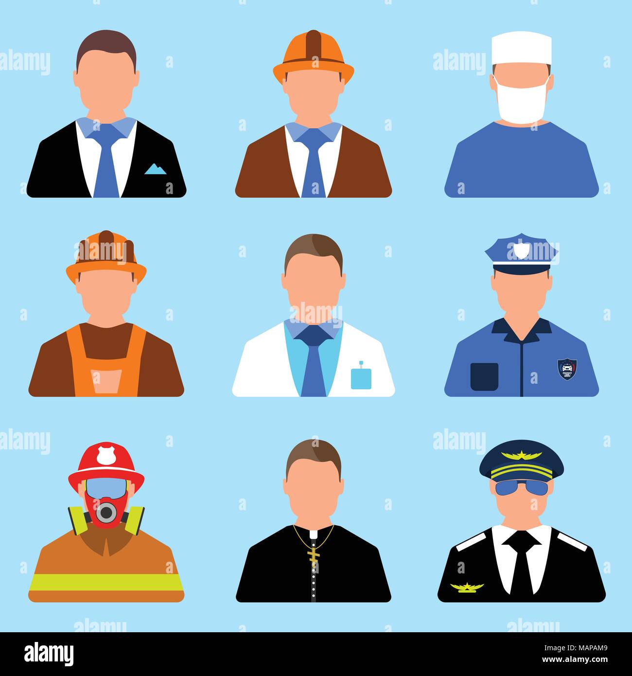 Character man male avatar standing Stock Vector Images - Alamy