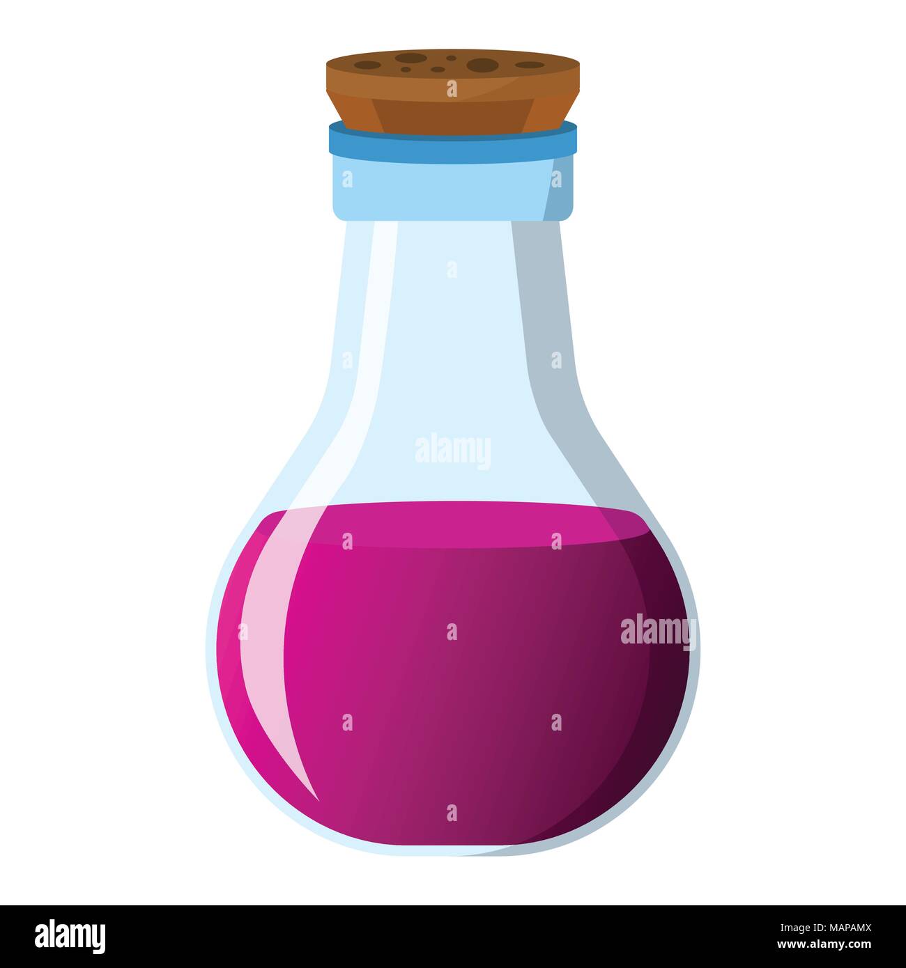Laboratory flask icon cartoon style hi-res stock photography and images ...