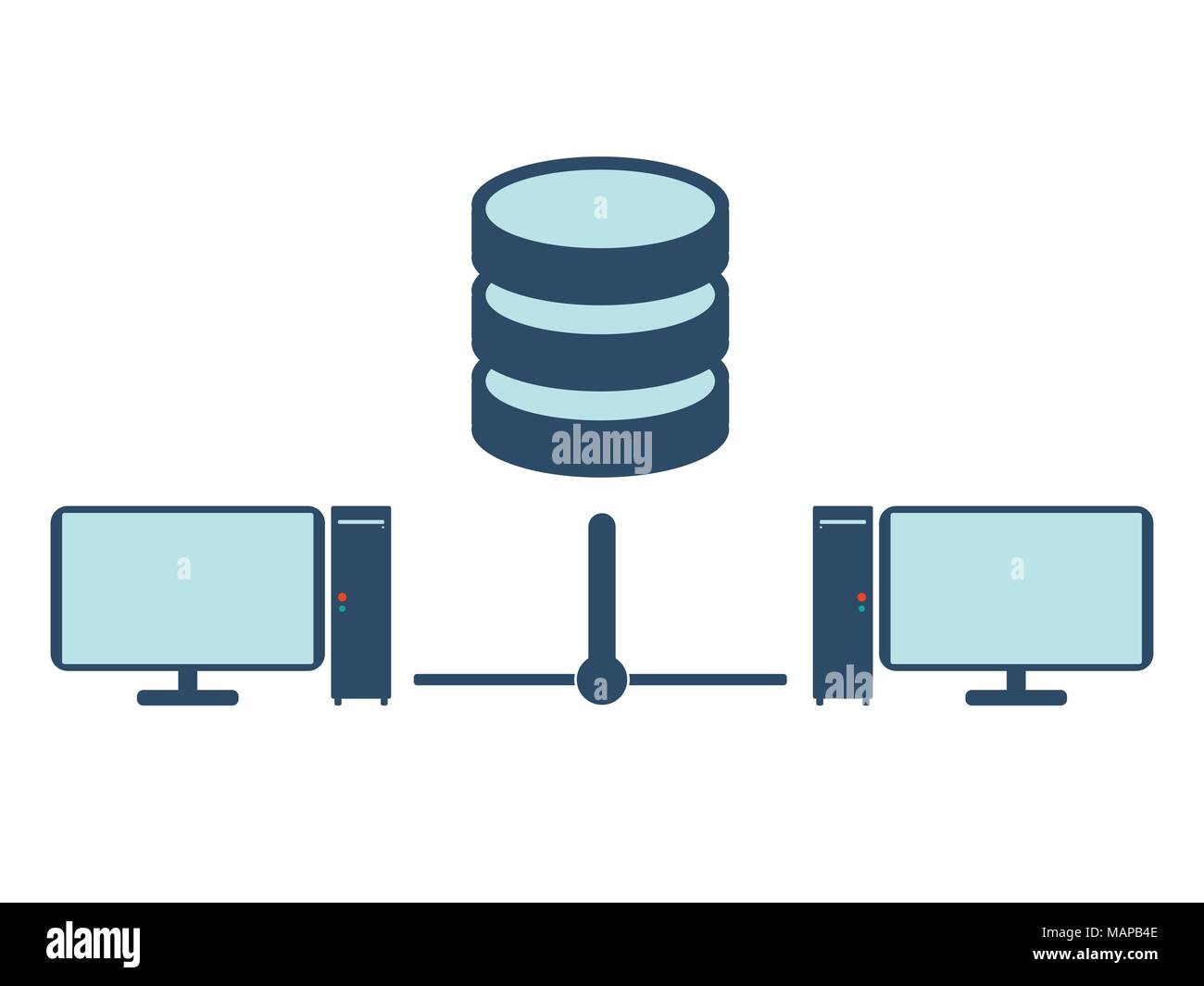 Tech communication network Cut Out Stock Images & Pictures - Alamy