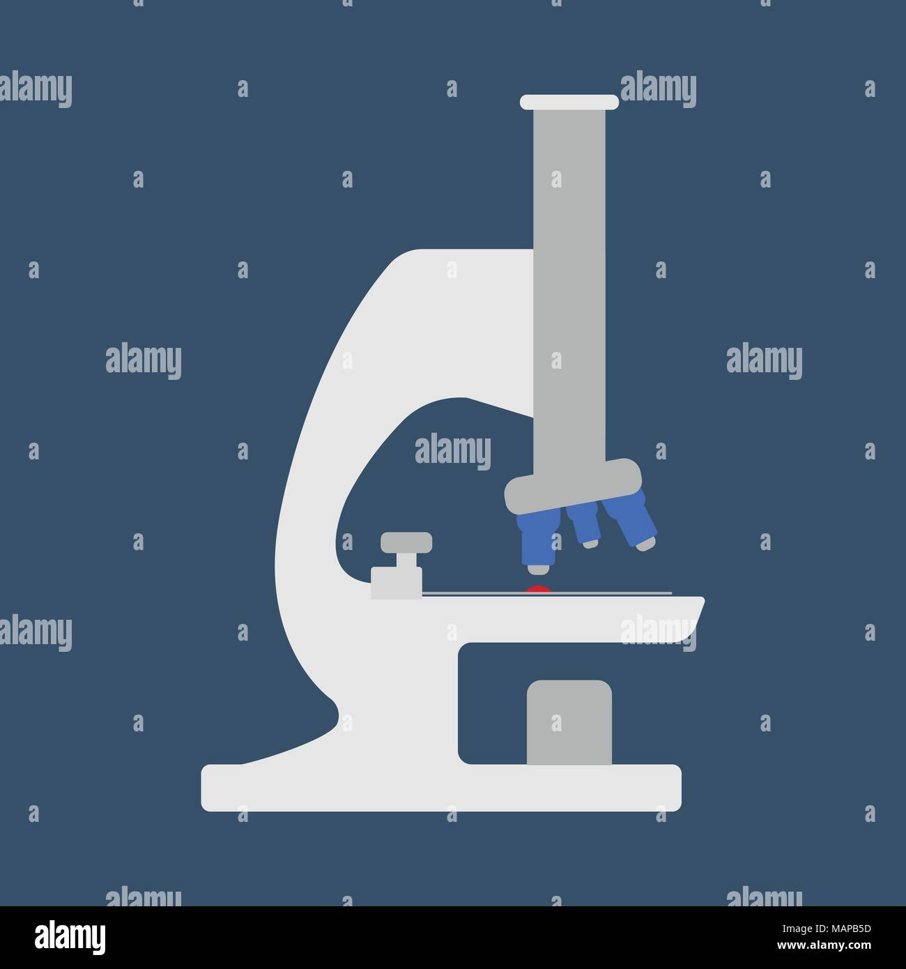 Microscope vector vectors hi-res stock photography and images - Alamy