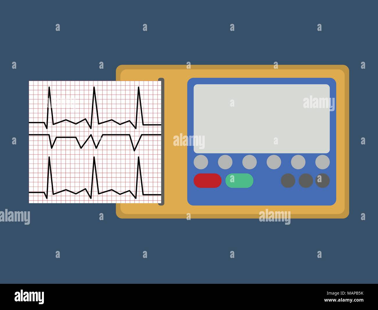 Ecg vector vectors hi-res stock photography and images - Alamy