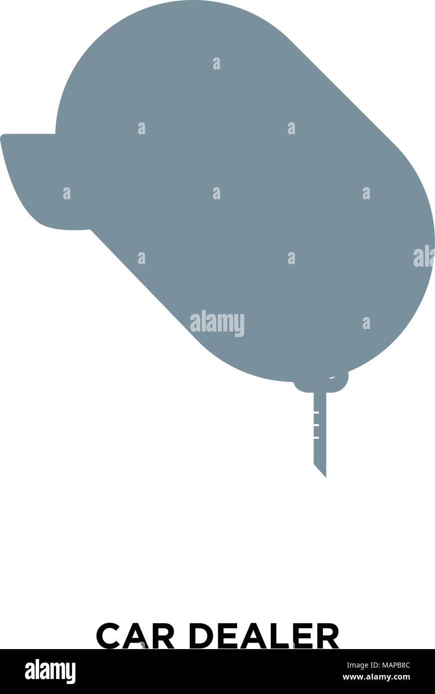 car dealer icon isolated on white background for your web, mobile and ...