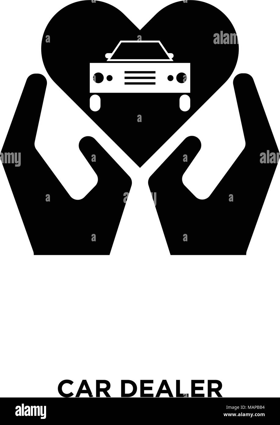 car dealer icon isolated on white background for your web, mobile and ...