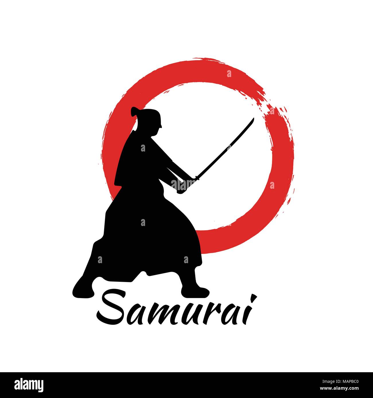 Silhouette samurai hi-res stock photography and images - Alamy