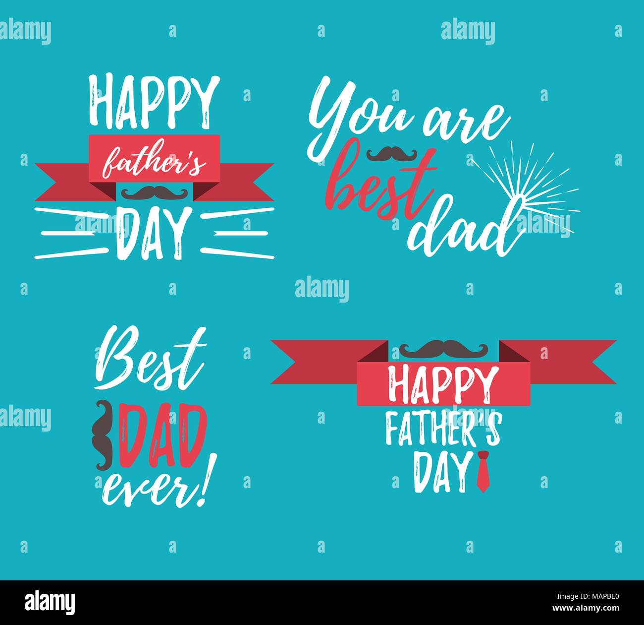 Best dad ever Stock Vector Images - Alamy