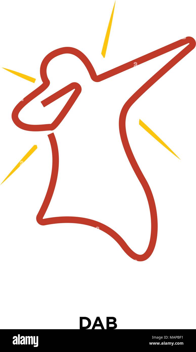 dab icon isolated on white background for your web, mobile and app ...