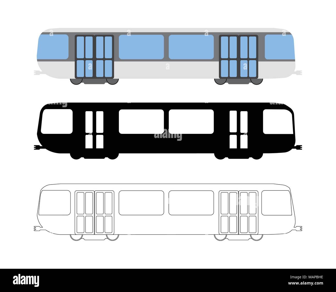 Metro vector vectors hi-res stock photography and images - Alamy
