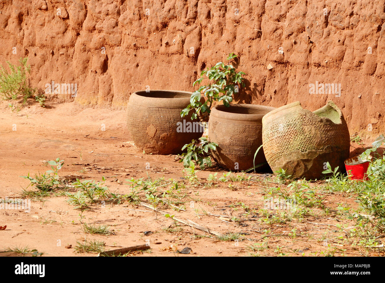 Village life in Benin Stock Photo - Alamy