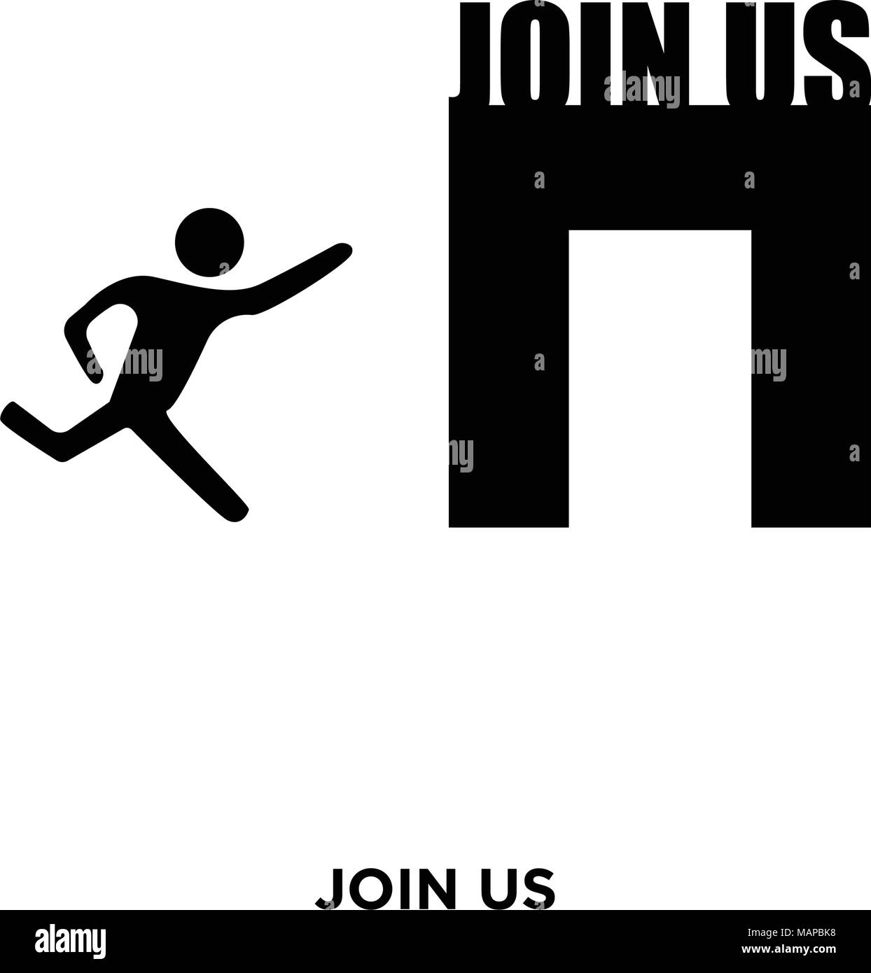 join us icon isolated on white background for your web, mobile and app ...