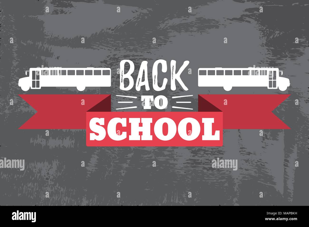 Back to School Typographic - Vintage Style Back to School. Vector ...