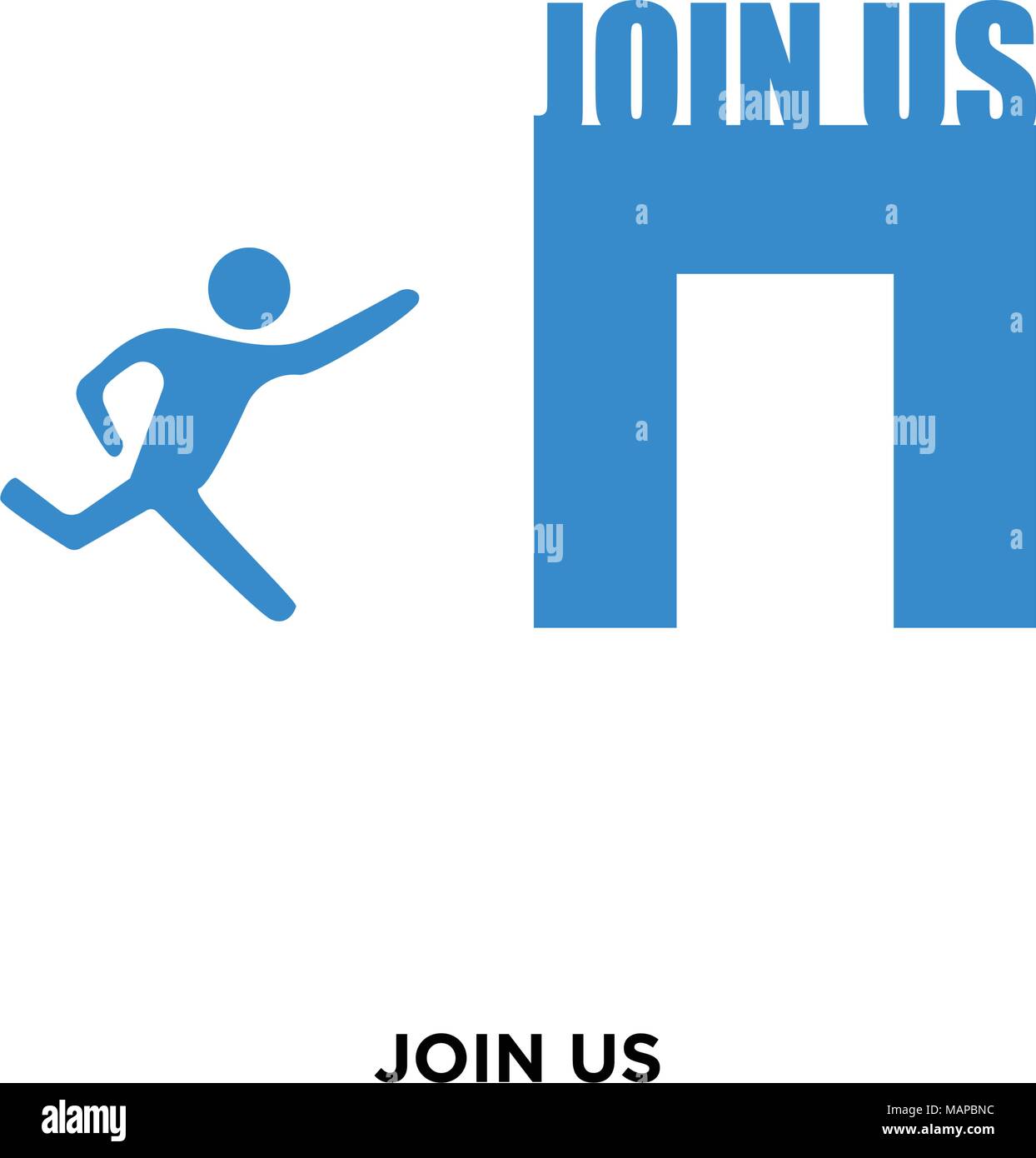 join us icon isolated on white background for your web, mobile and app ...