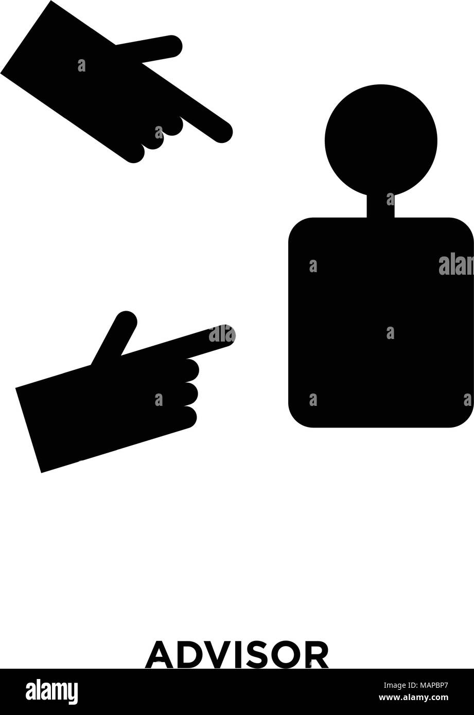 advisor icon isolated on white background for your web, mobile and app ...