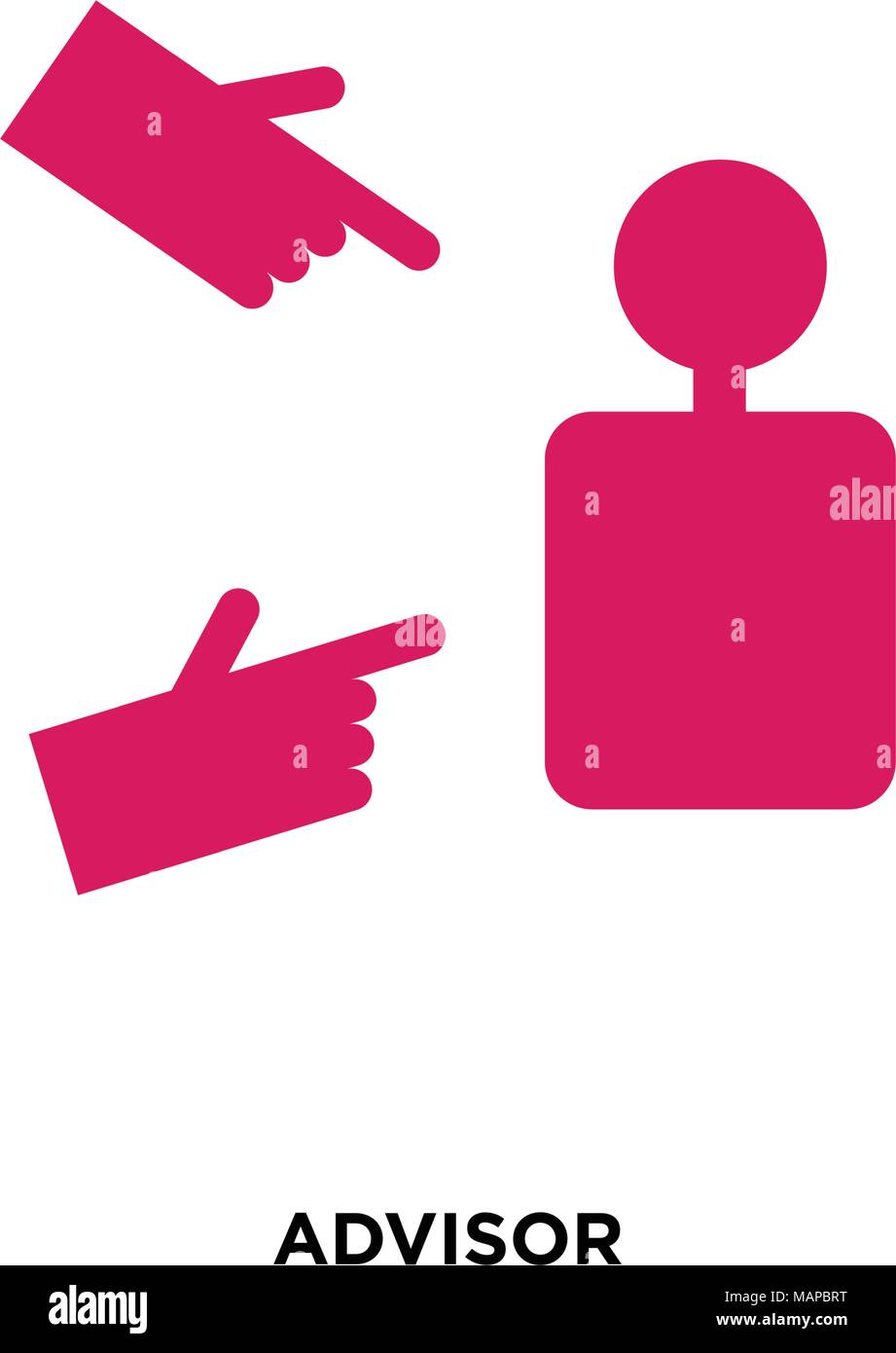 advisor icon isolated on white background for your web, mobile and app ...
