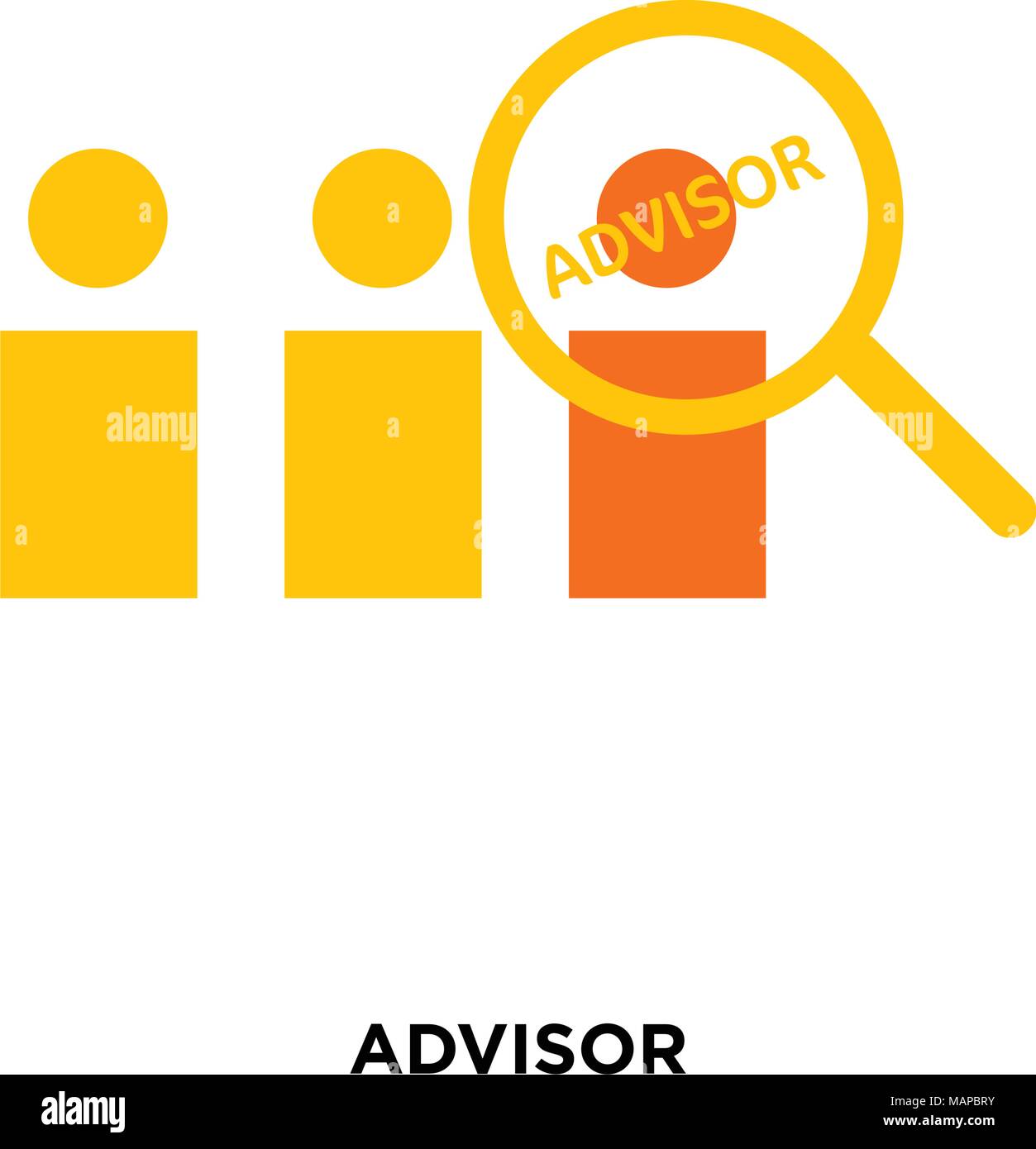 advisor icon isolated on white background for your web, mobile and app ...