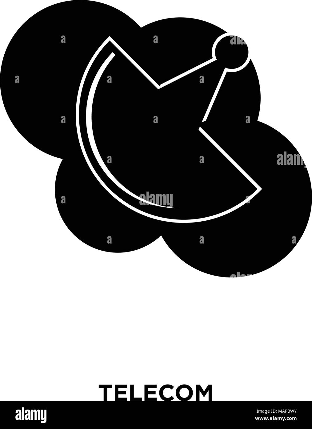 telecom icon isolated on white background for your web, mobile and app ...