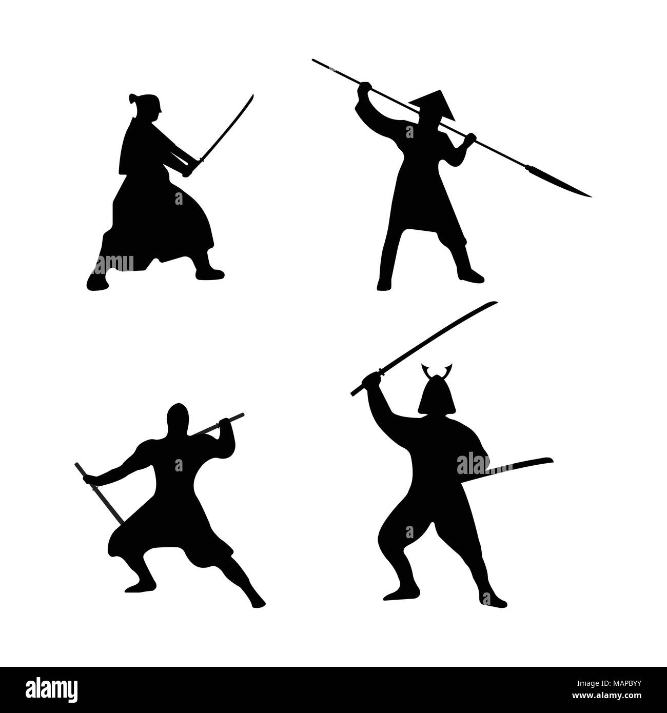 African warriors Cut Out Stock Images & Pictures - Alamy