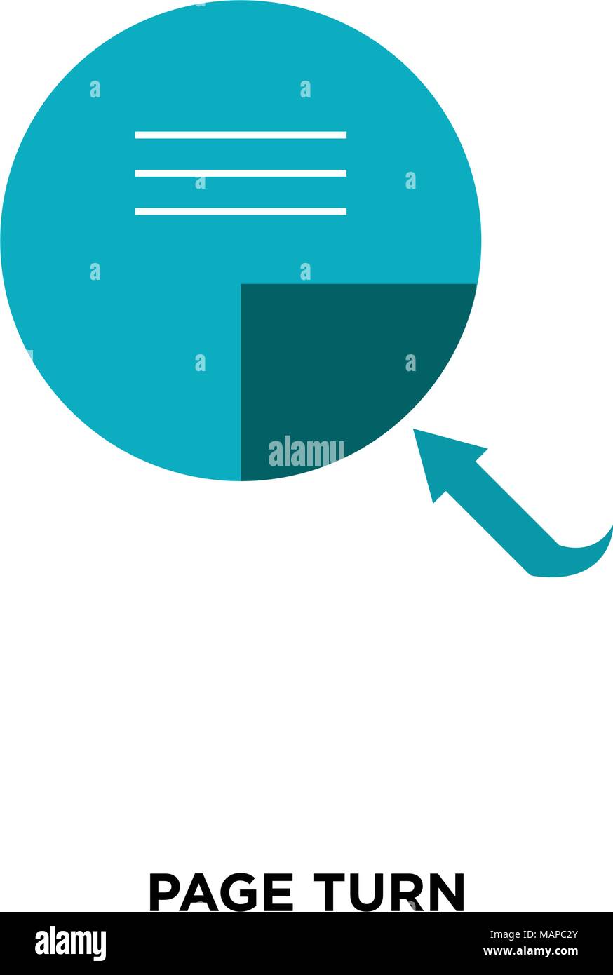 Side turning down Stock Vector Images - Alamy